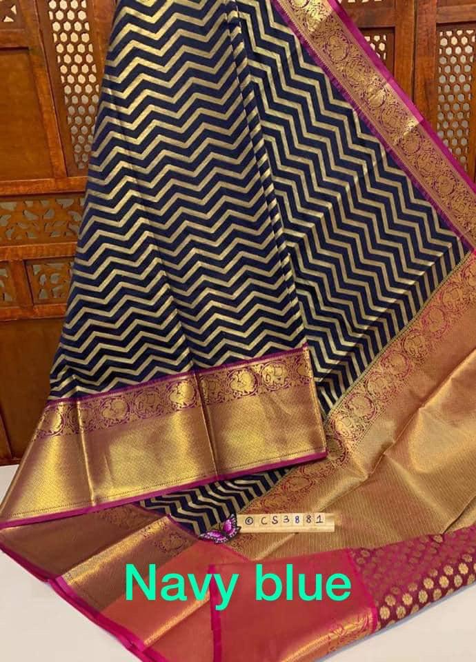 Kanchipuram handloom weaving silk saree